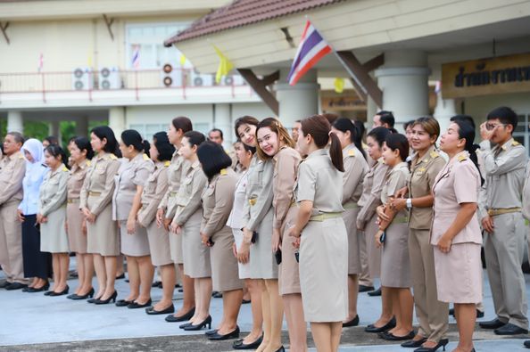 Thai National Flag Day Ceremony at Koh Samui Municipality Office ...
